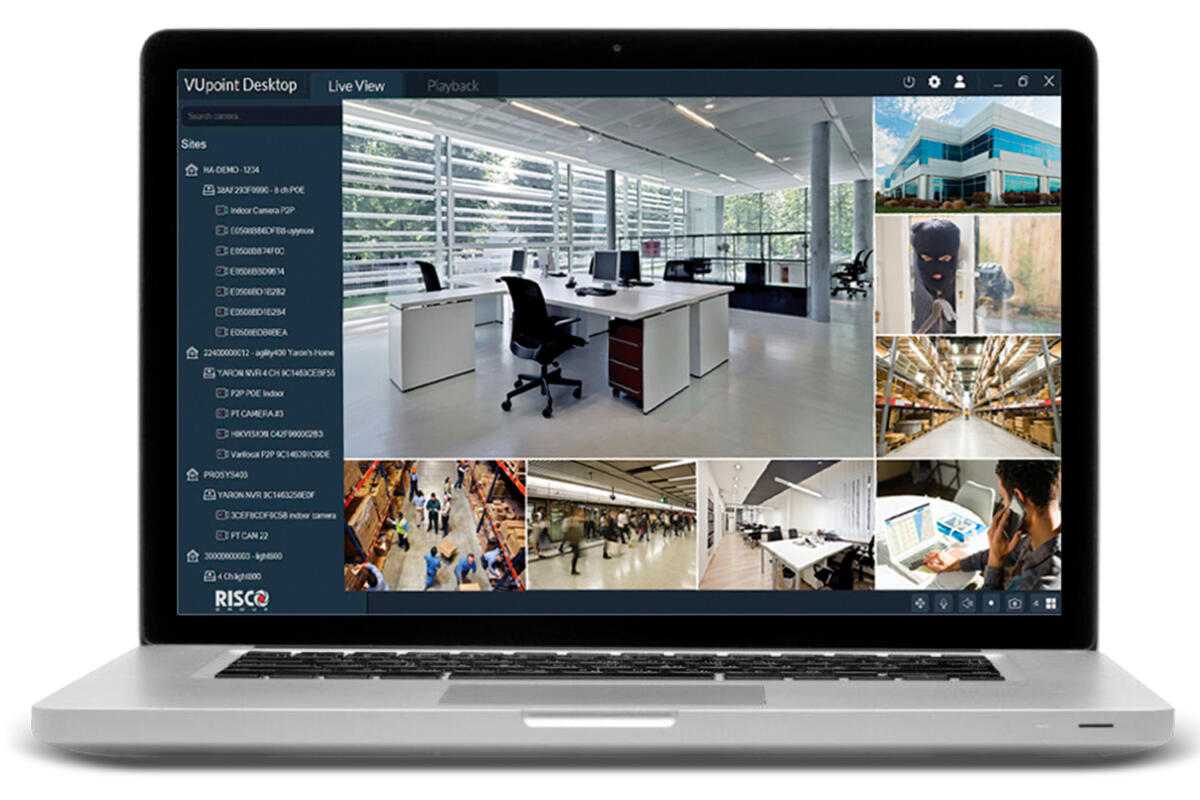 VUpoint Desktop de Risco Group: solución de administración de vídeo